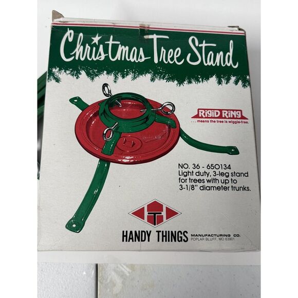 Holiday | Vintage Handy Things Christmas Tree Stand No 3665134 Original ...